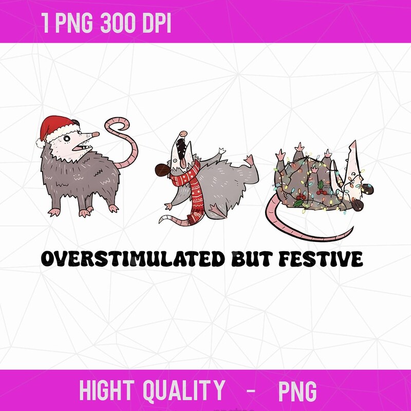 Opossum Overstimulated - Etsy