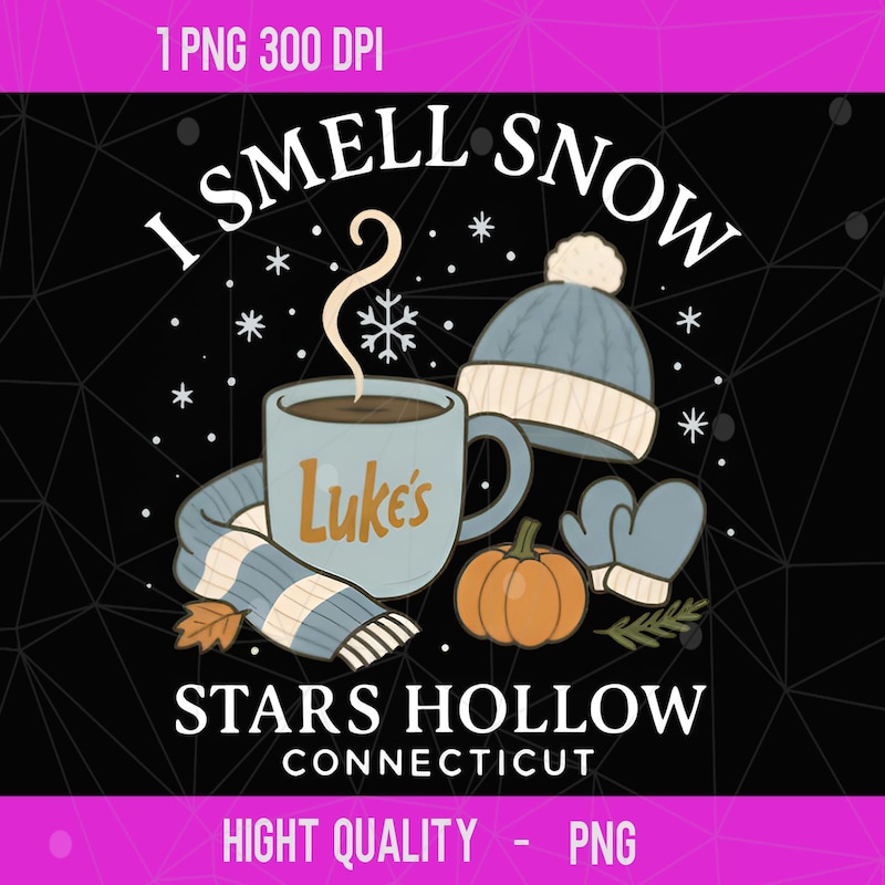 Embroidery I Smell Snow - Etsy