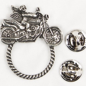 Motorcycle Style Sunglass Holder Pin - Angel Riding Motorcycle - Etsy