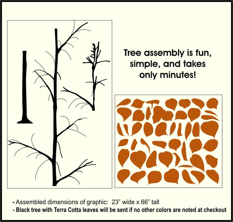 ASPEN TREE Wall Decal 66 Tall Removable Decal Vinyl - Etsy