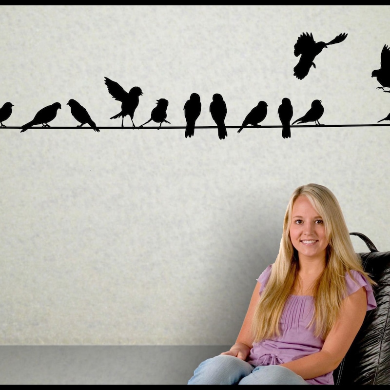 Bird Wall Decals - Etsy