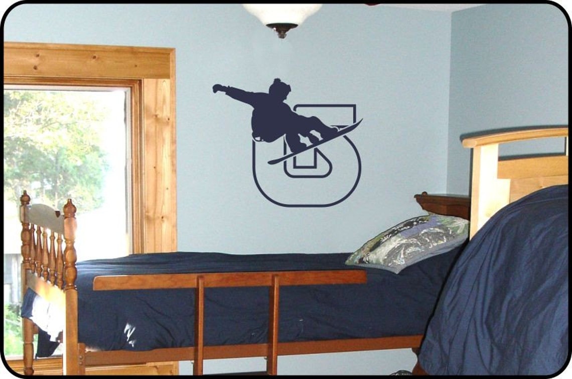 Large Burton Logo Decal Vinyl Snowboarding Snowboard Wall | Etsy