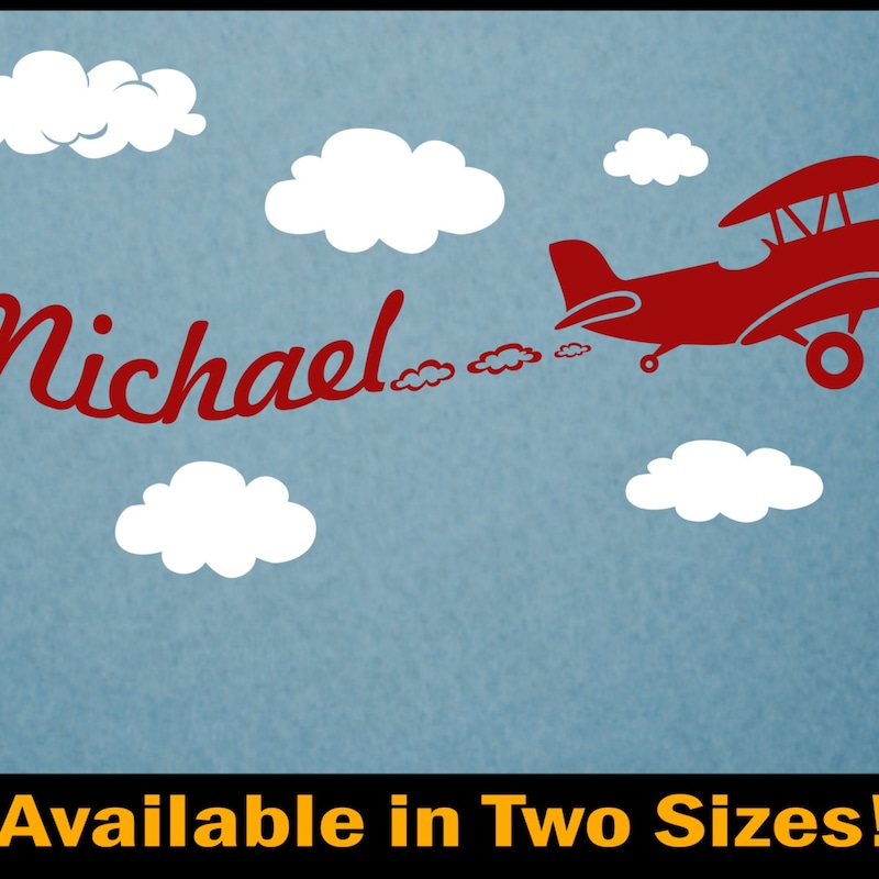 Biplane Decals - Etsy