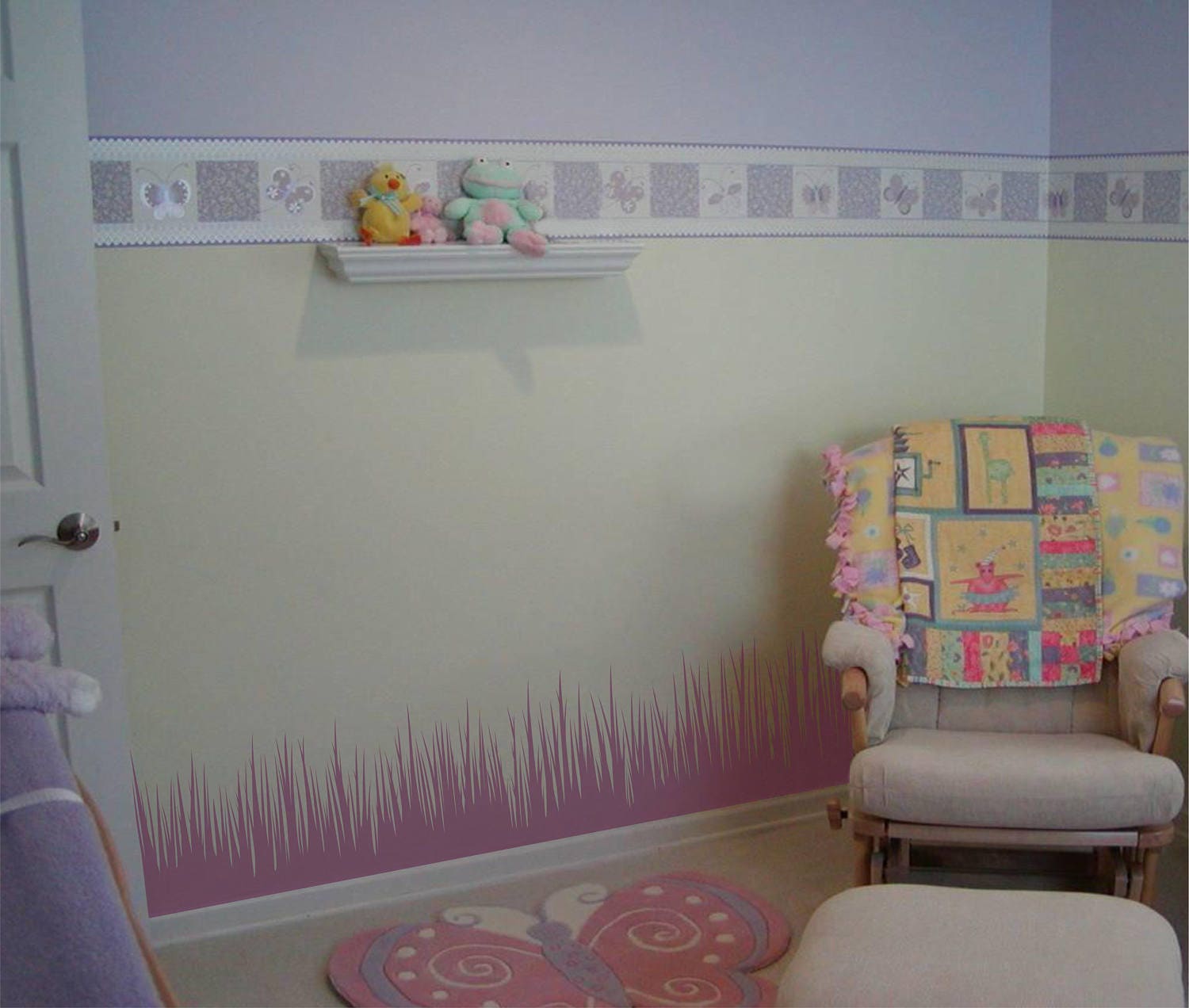 Grass Wall Decal Border / Grass Wall Decor / Grass Border/ - Etsy