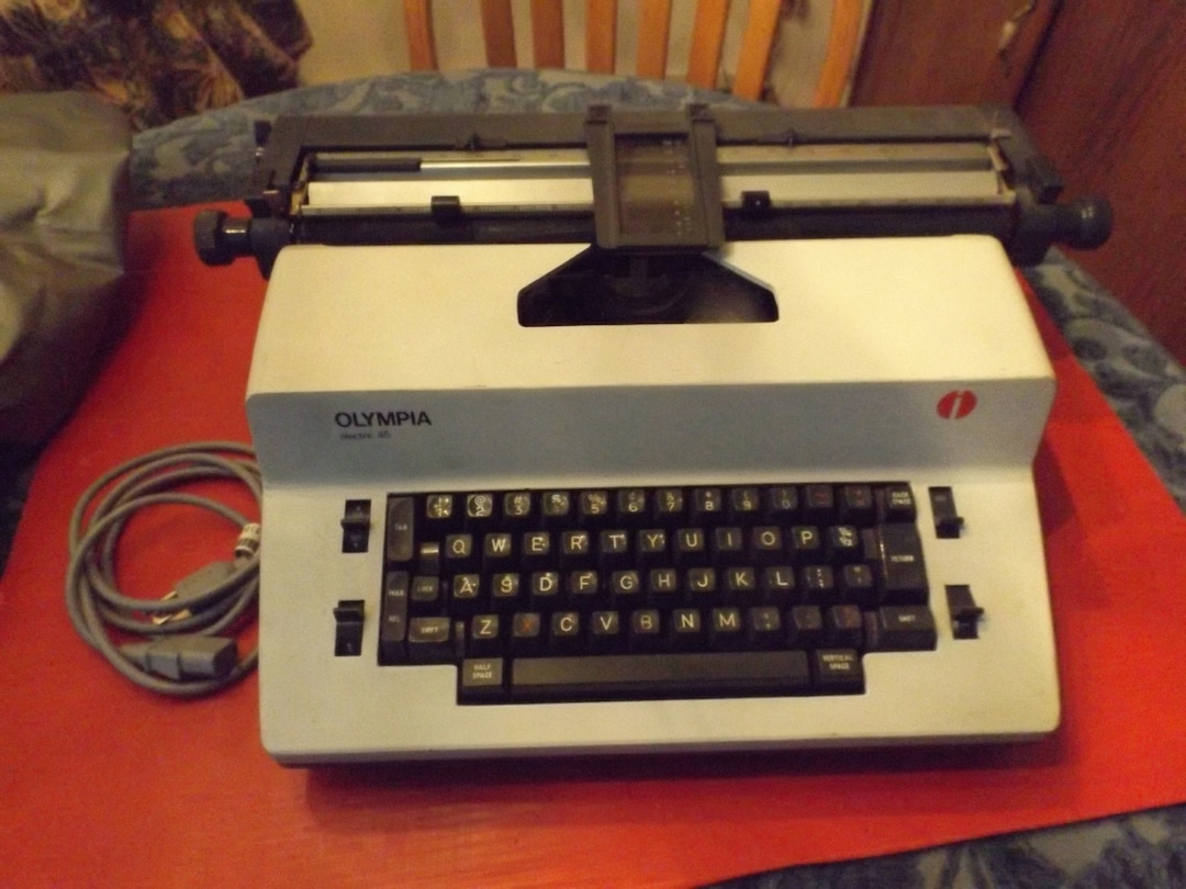 1950s Olympia Electric 45 Typewriter Germany, an Original, Vintage and ...