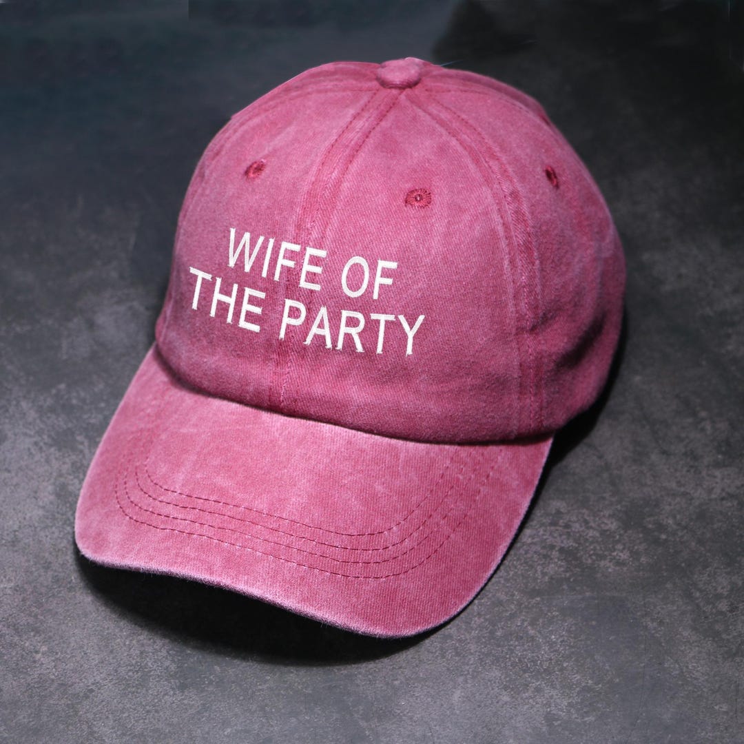 Embroidered Bachelorette Party Baseball Cap: Wife of the Party, Custom ...