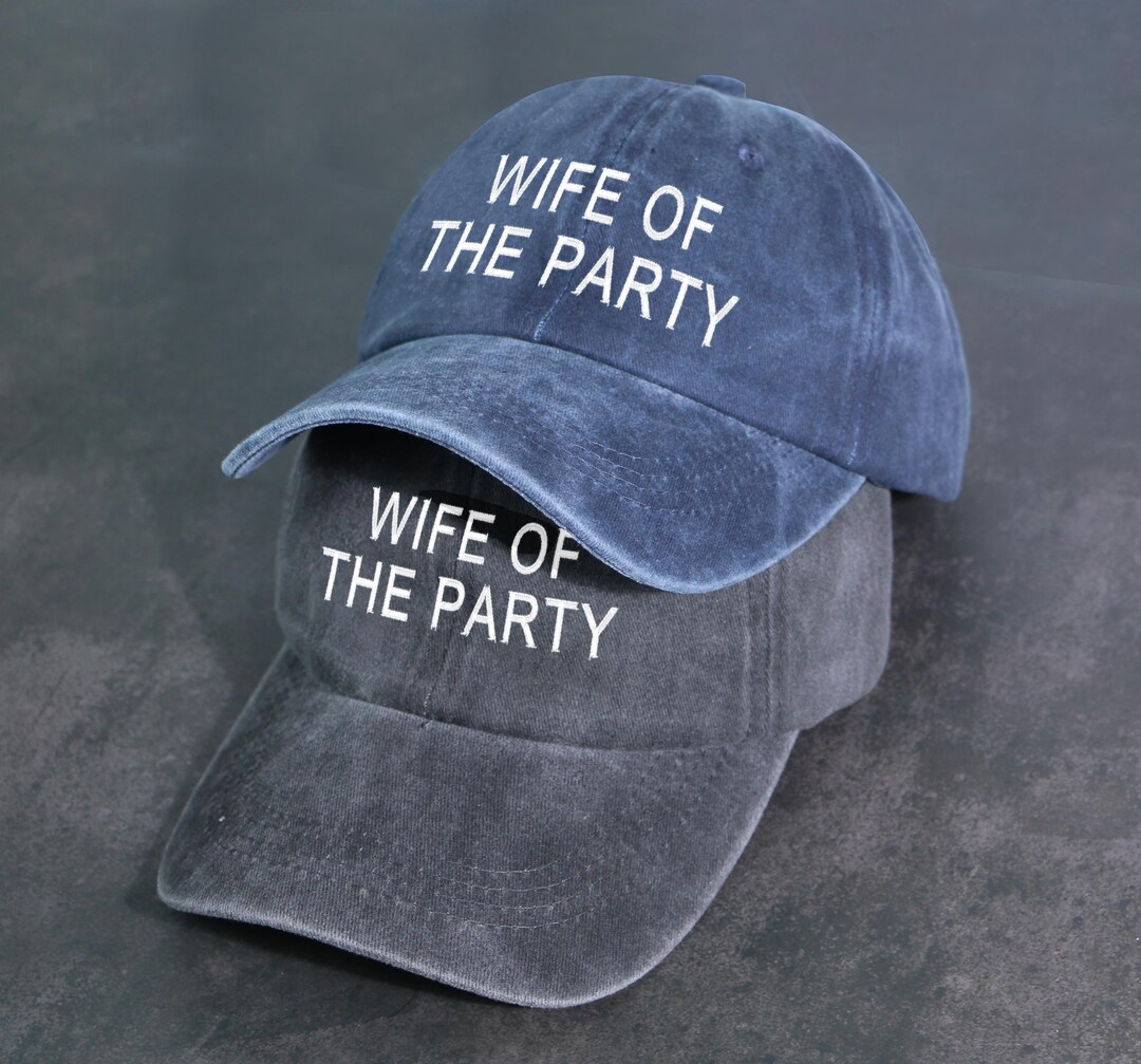 Embroidered Bachelorette Party Baseball Cap: Wife of the Party, Custom ...