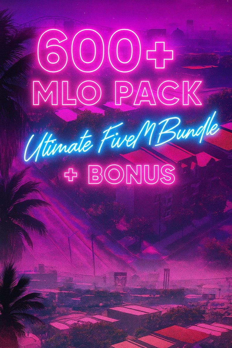 Fivem MLO Pack 600+ Hoods, Dealerships,gangs - Etsy UK