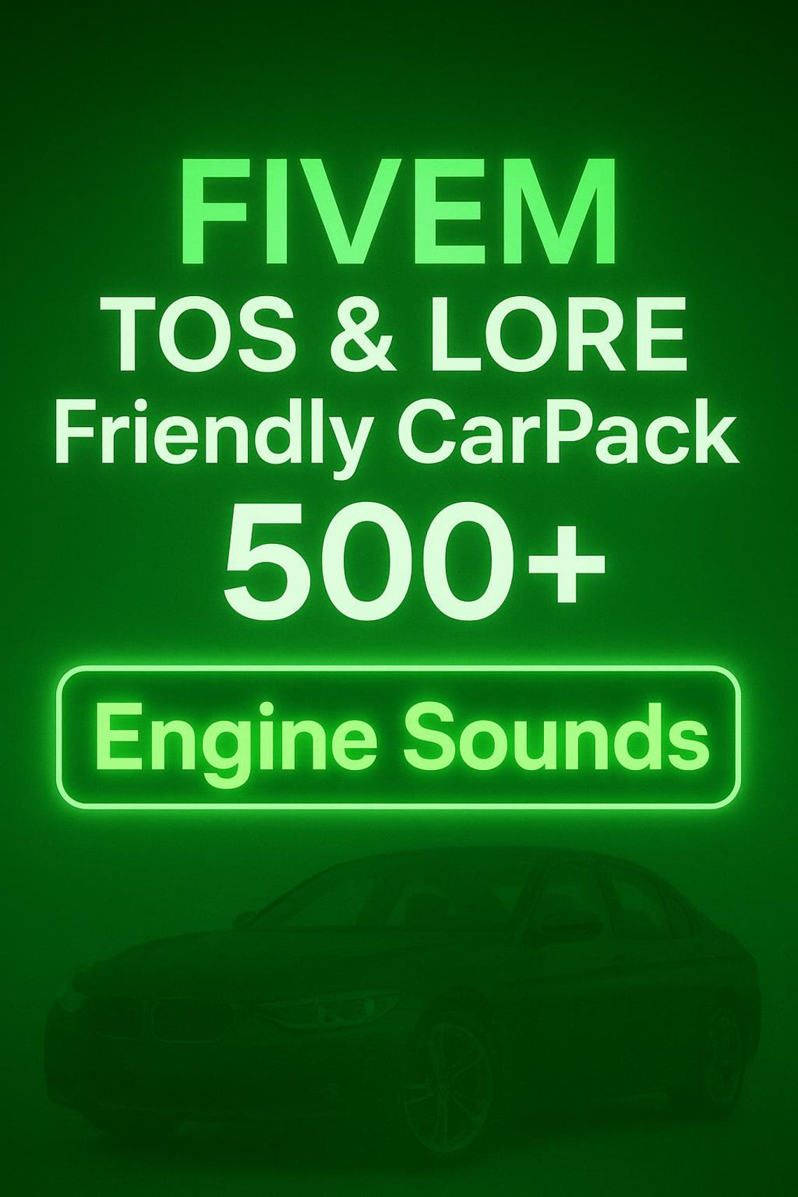 Debadged Fivem Carpack 500+ | Lore Friendly & Tos Safe With Engine ...