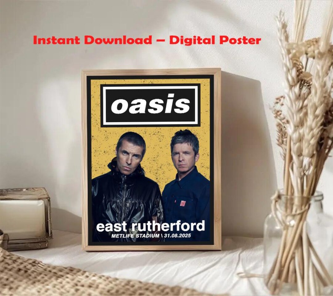 OASIS Metlife Stadium Aug 31 2025 East Rutherford NJ Print Poster ...