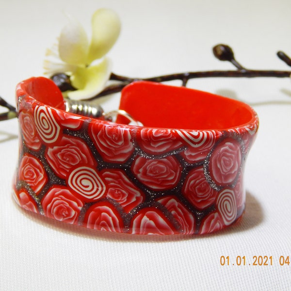 Polymer Clay Cuff - Etsy