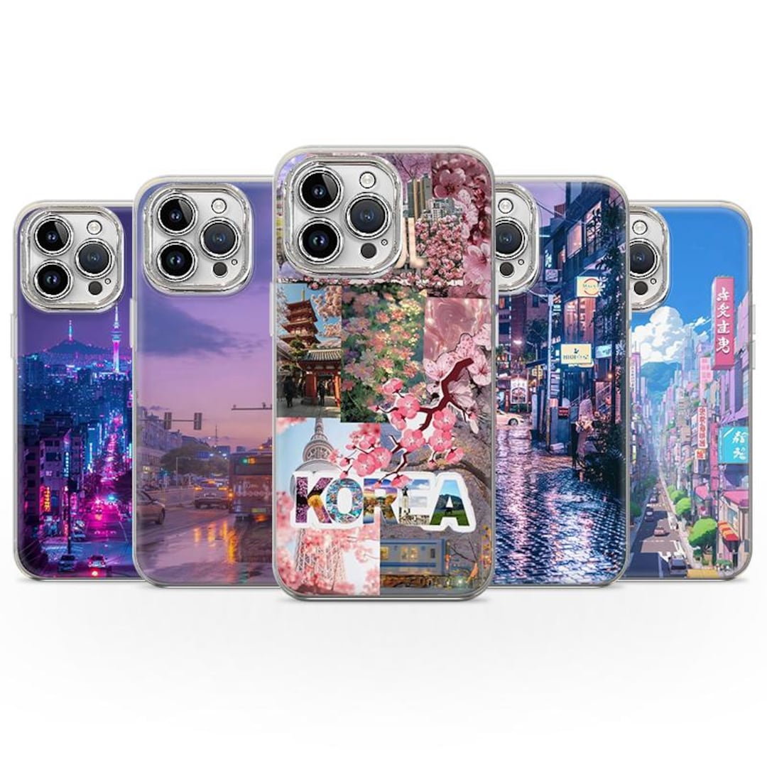 Korean Phone Case Seoul Aesthetic Cover for iPhone 17pro, 16, 15, 14 ...
