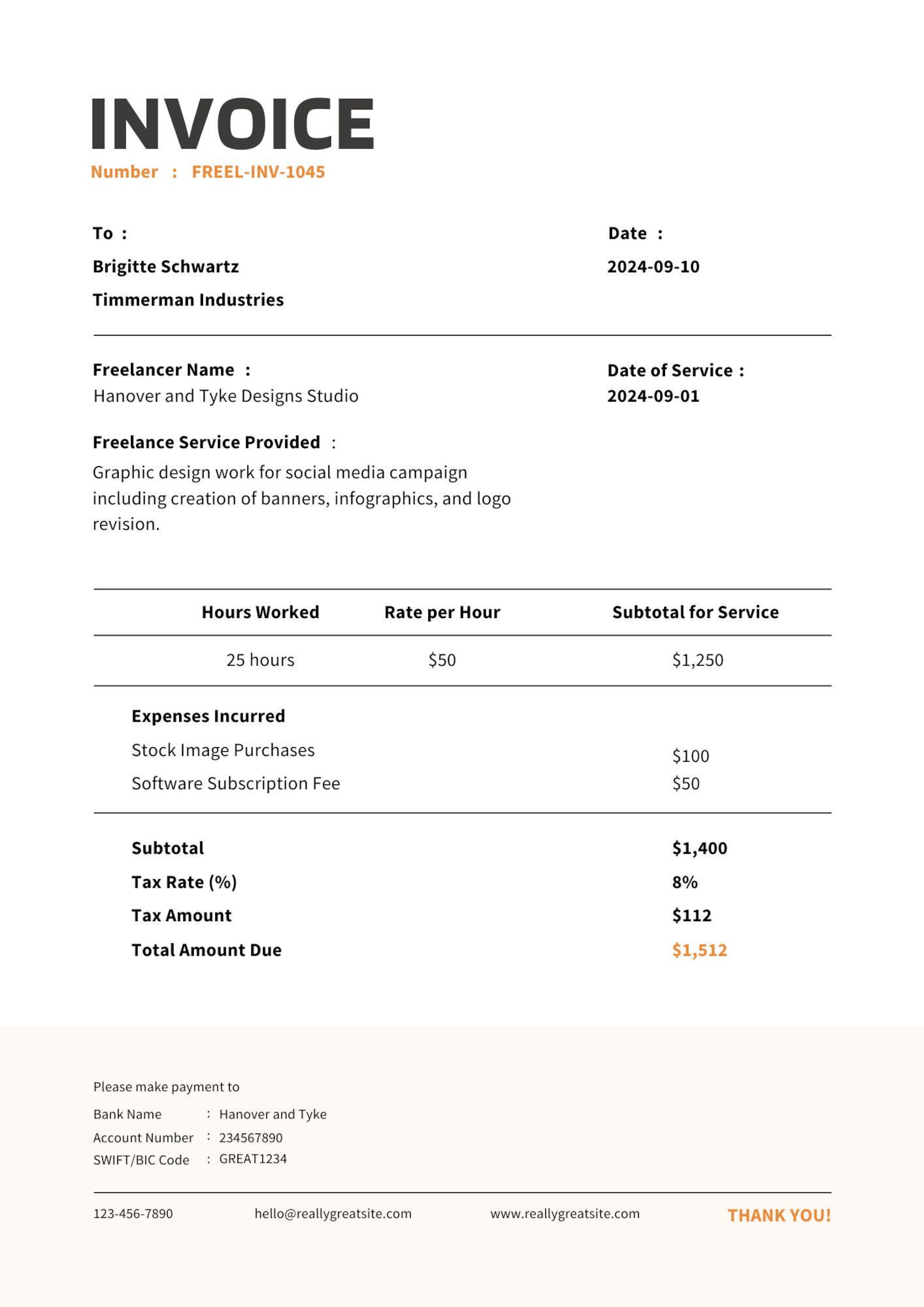 Editable Accounting Invoice Template | Canva Billing Form (digital) - Etsy