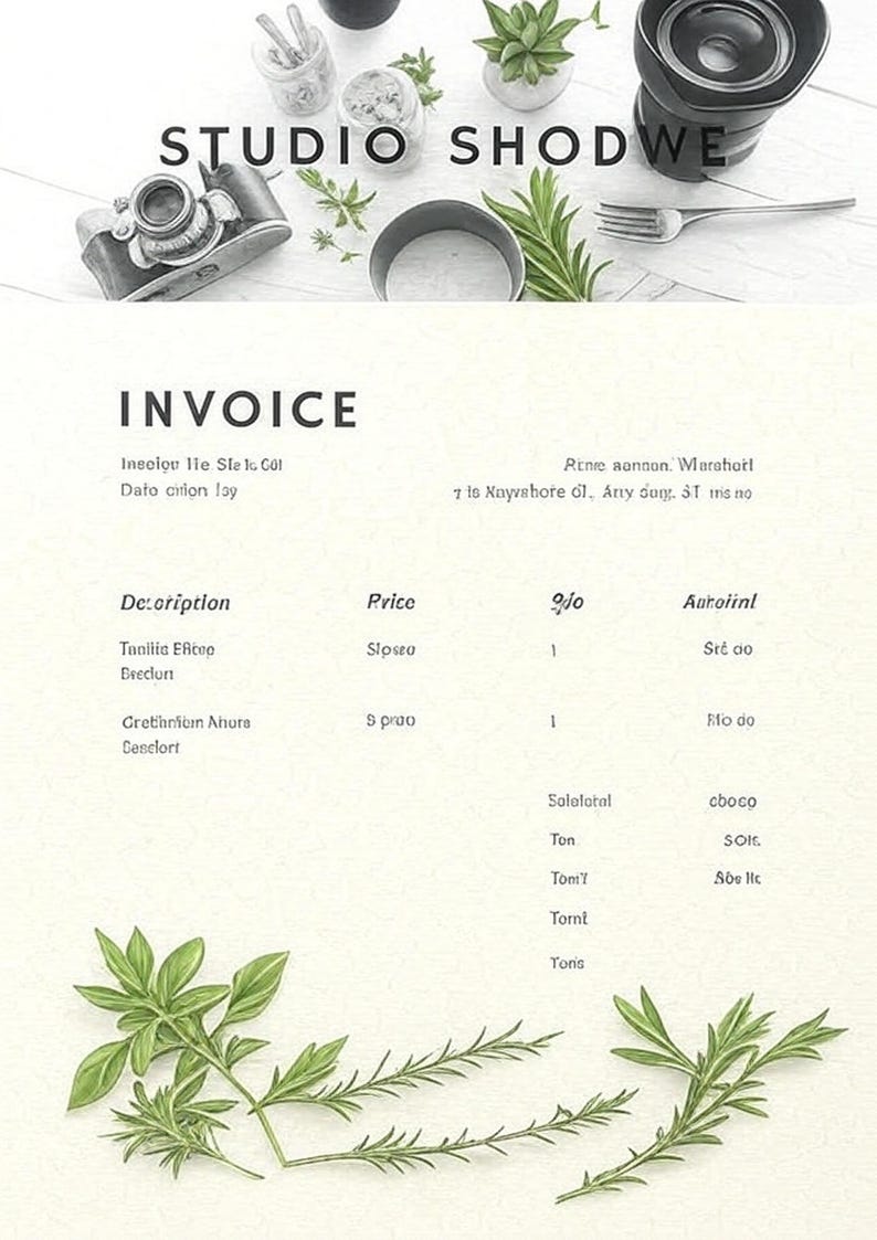 Event Planner Invoice Template |editable Canva Billing Form |wedding ...