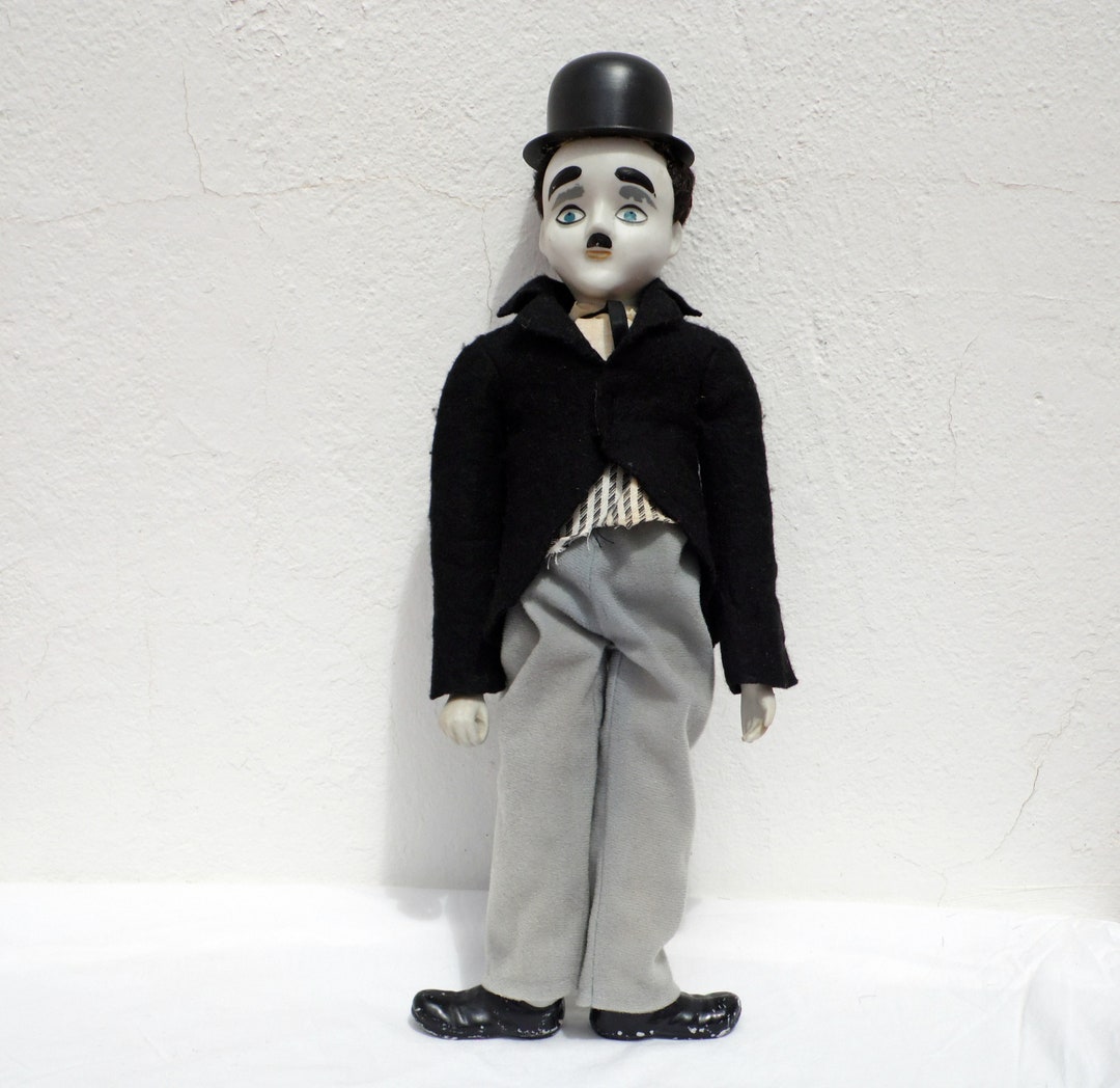 Rare Charlie Chaplin Porcelain Doll Charlie Chaplin Figurine Charlie ...