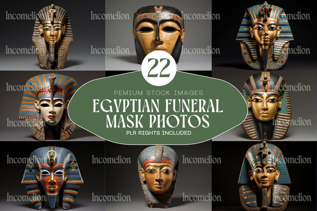 22 Egyptian Funeral Masks Stock Photos High Resolution Digital ...