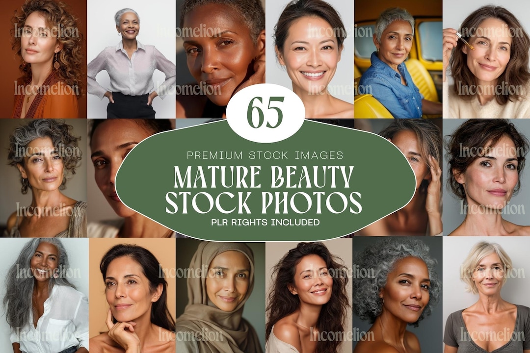 65 Mature Beauty Stock Photos Elegant & Authentic Ageless Beauty Women ...
