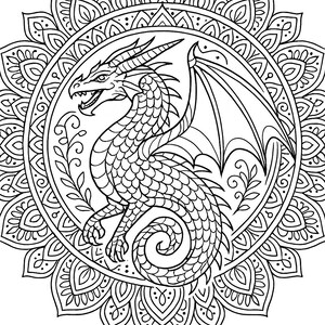 Mandala Coloring Pages | Kids Printable Coloring Book | Instant ...