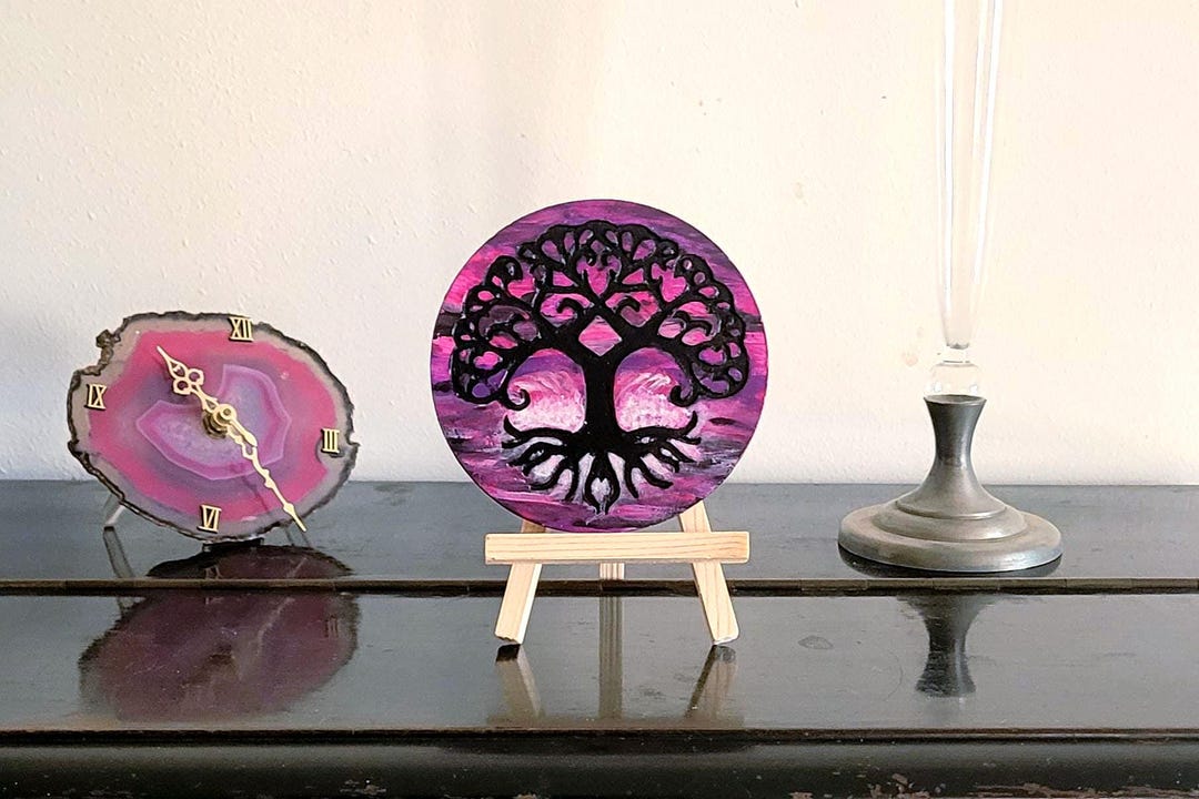 Tree of Life Cast in Plaster Then Hand Painted/tree of Life/decoration ...