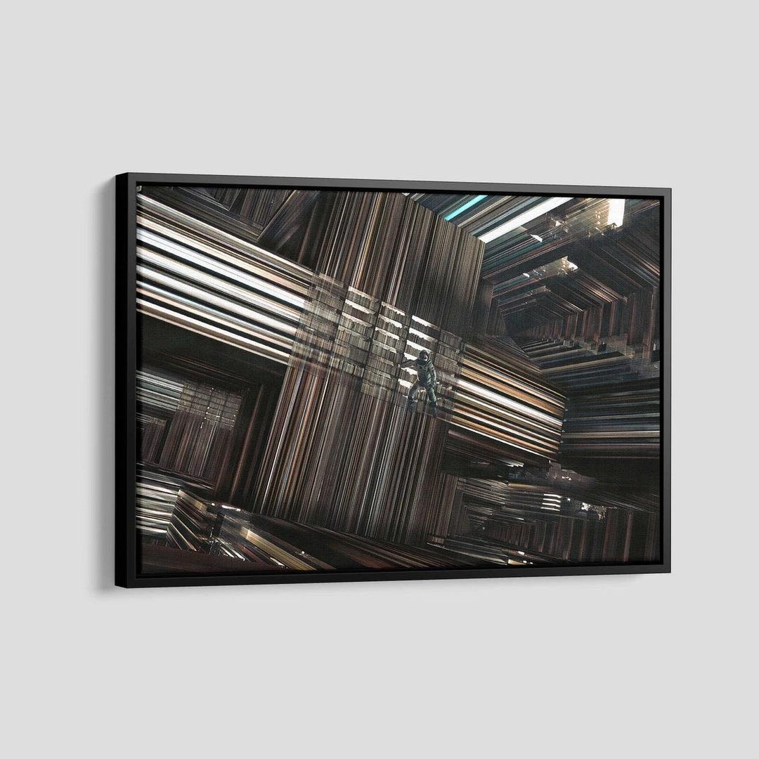 Canvas Painting Interstellar Wall Art, Famous Movie Poster Sci-fi Decor ...