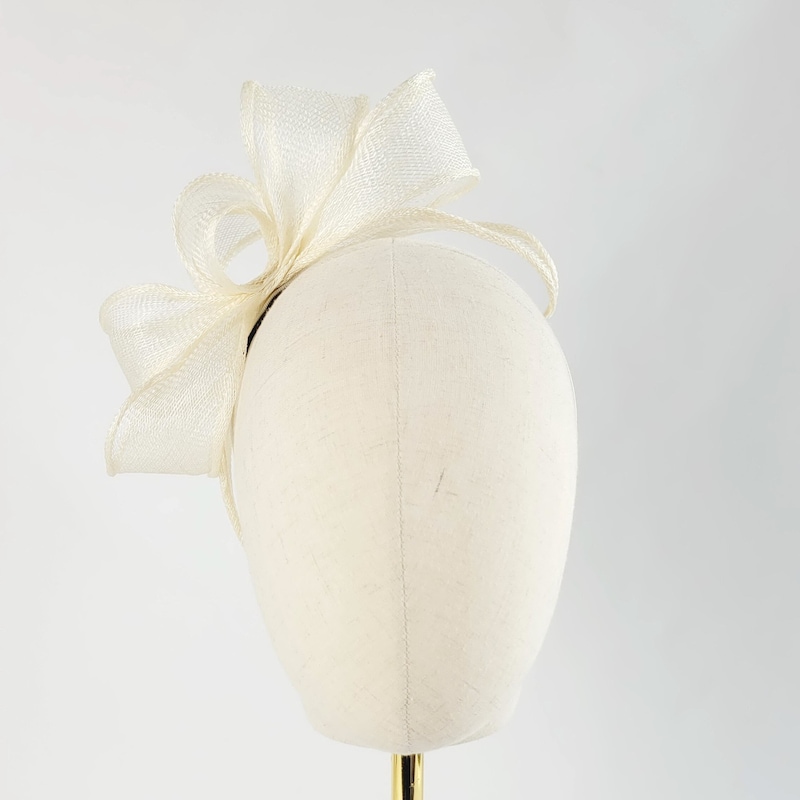 Ivory Fascinator - Etsy