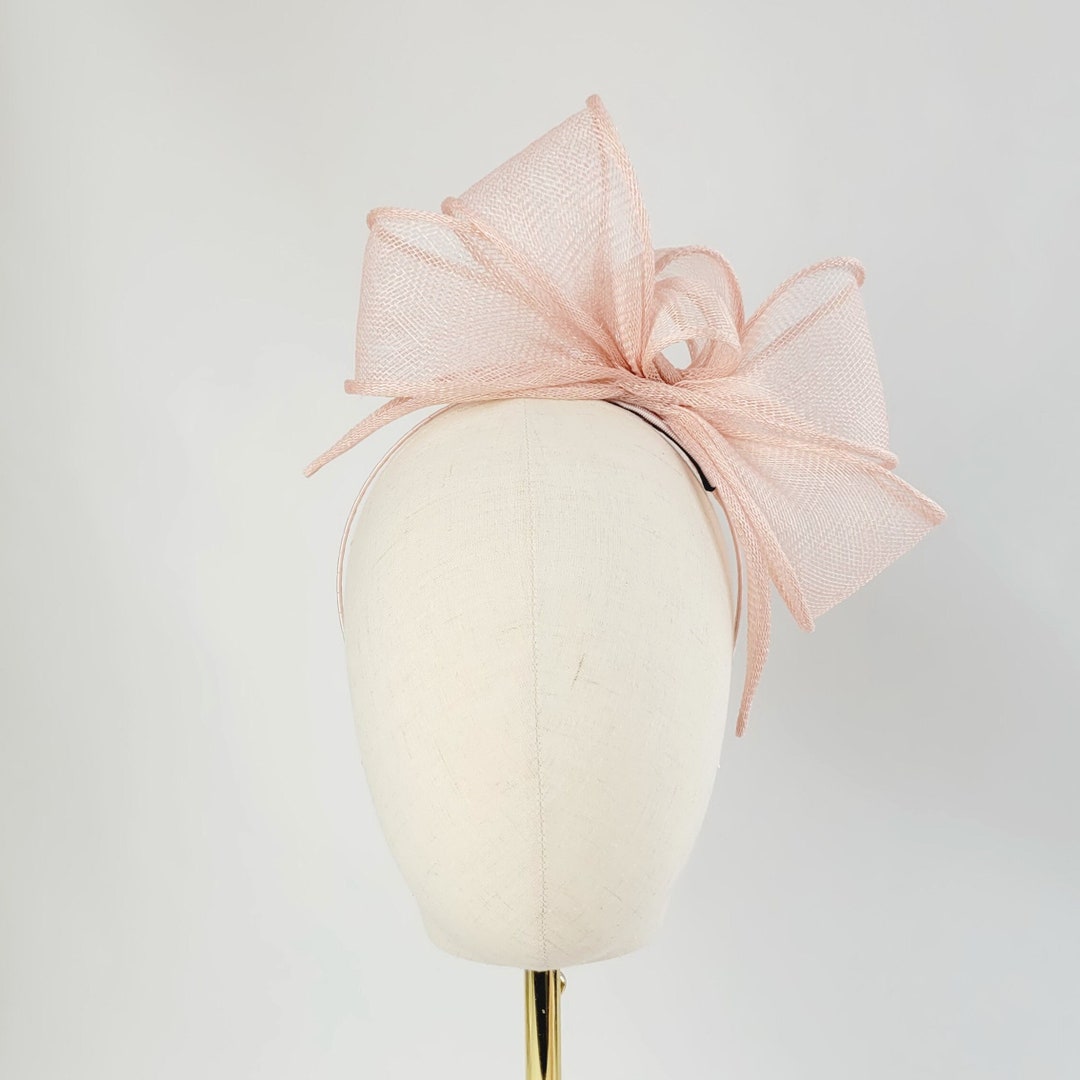 Pale Pink Wedding Fascinator, Mother of the Bride Fascinator, Mother of ...