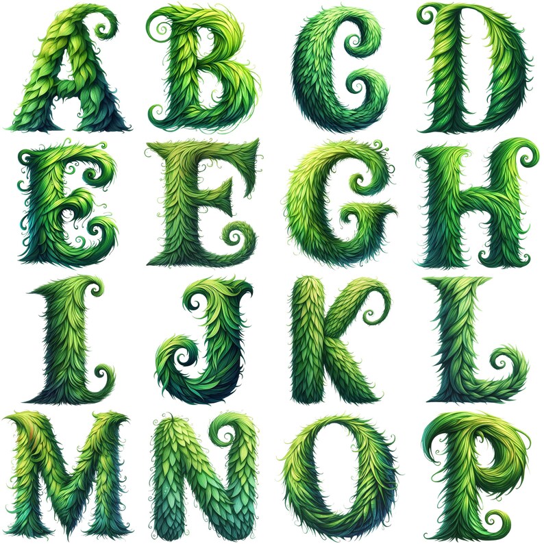 Grinch Alphabet PNG | Grinch Christmas Letters & Numbers | Holiday Font ...