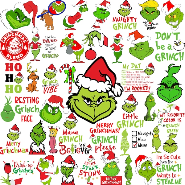 The Grinch Max Sticker - Etsy