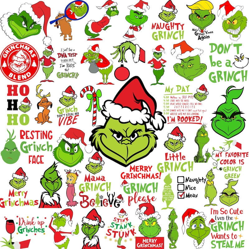The Grinch Max Sticker - Etsy