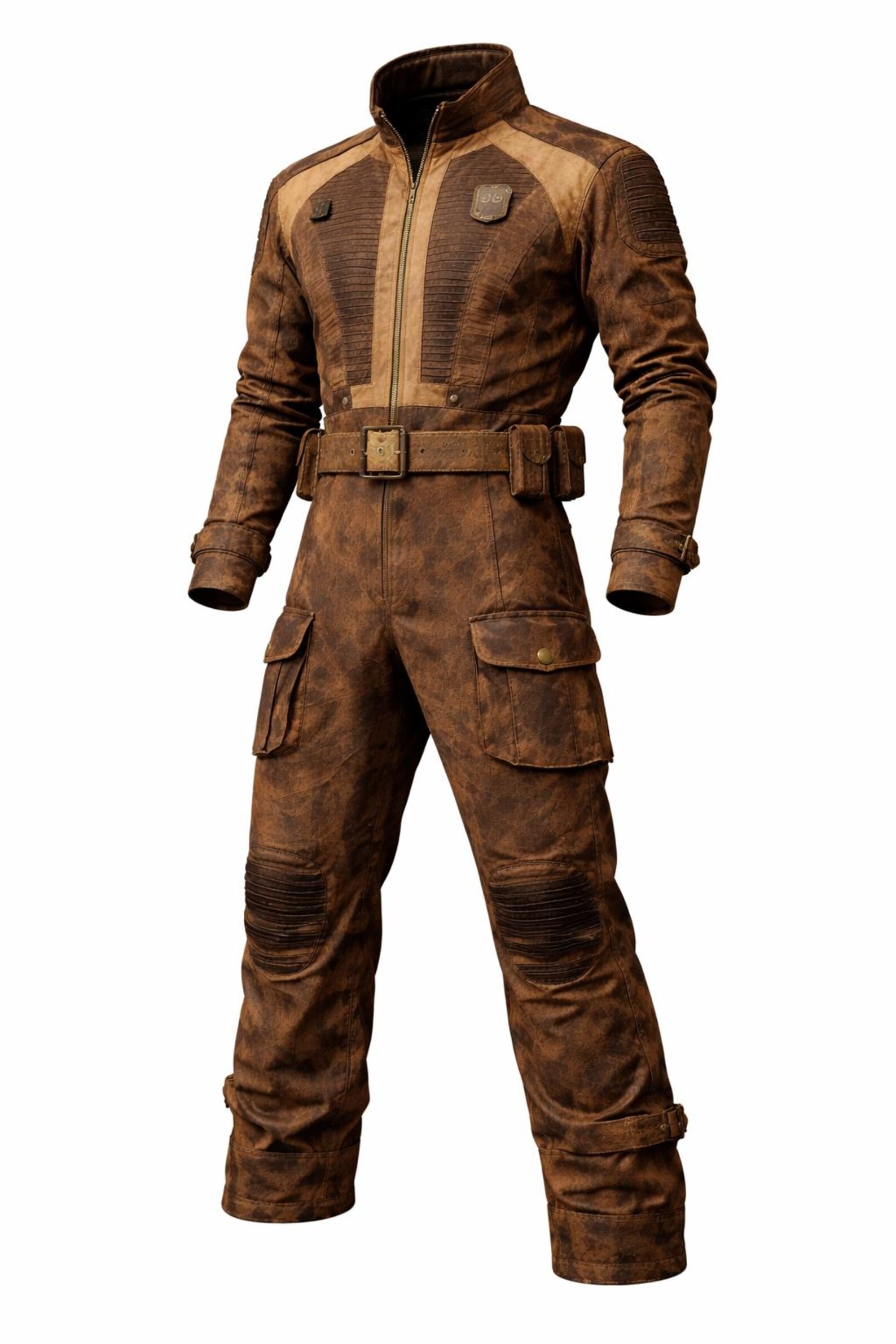 Post-apocalyptic Men’s Jumpsuit – Brown Tactical Survival Costume - Etsy