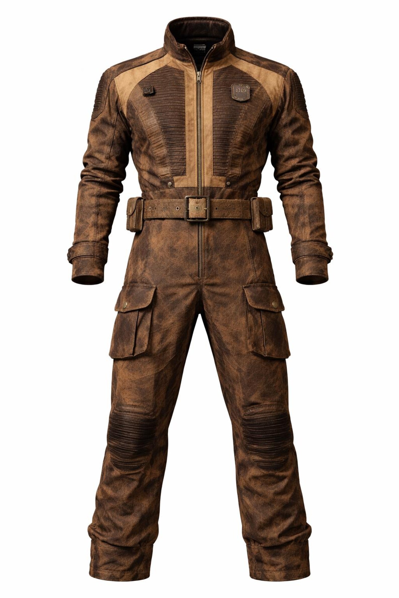 Post-apocalyptic Men’s Jumpsuit – Brown Tactical Survival Costume - Etsy