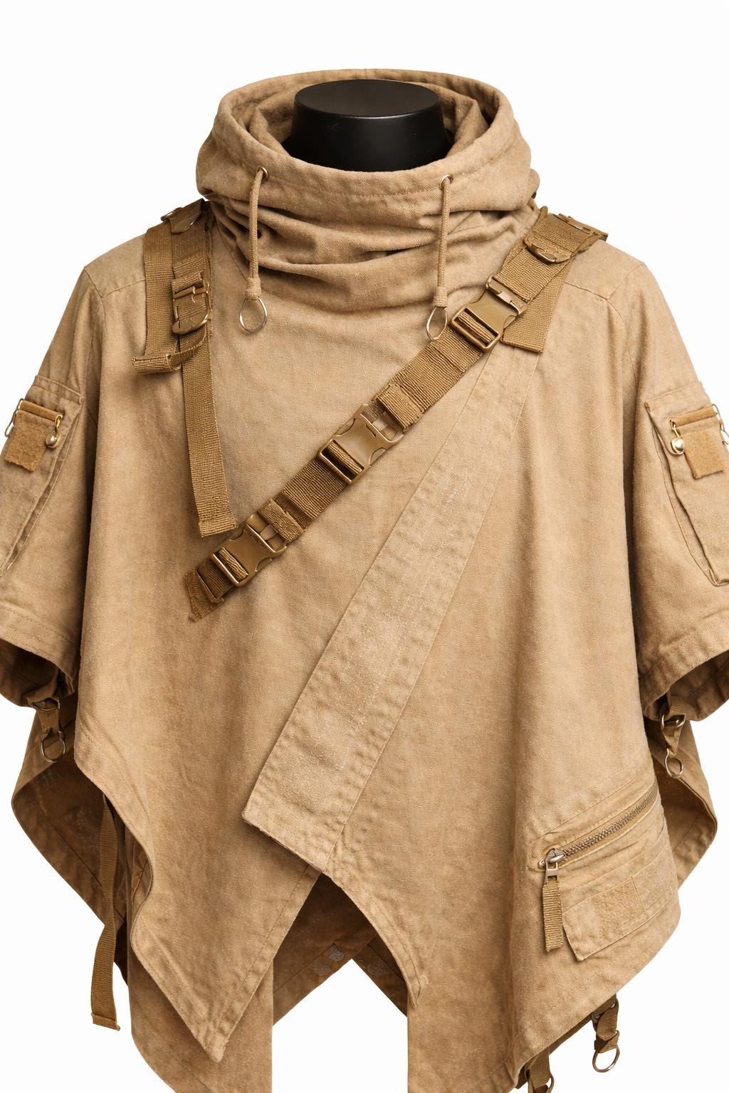 Men’s Tactical Desert Hooded Poncho - Etsy