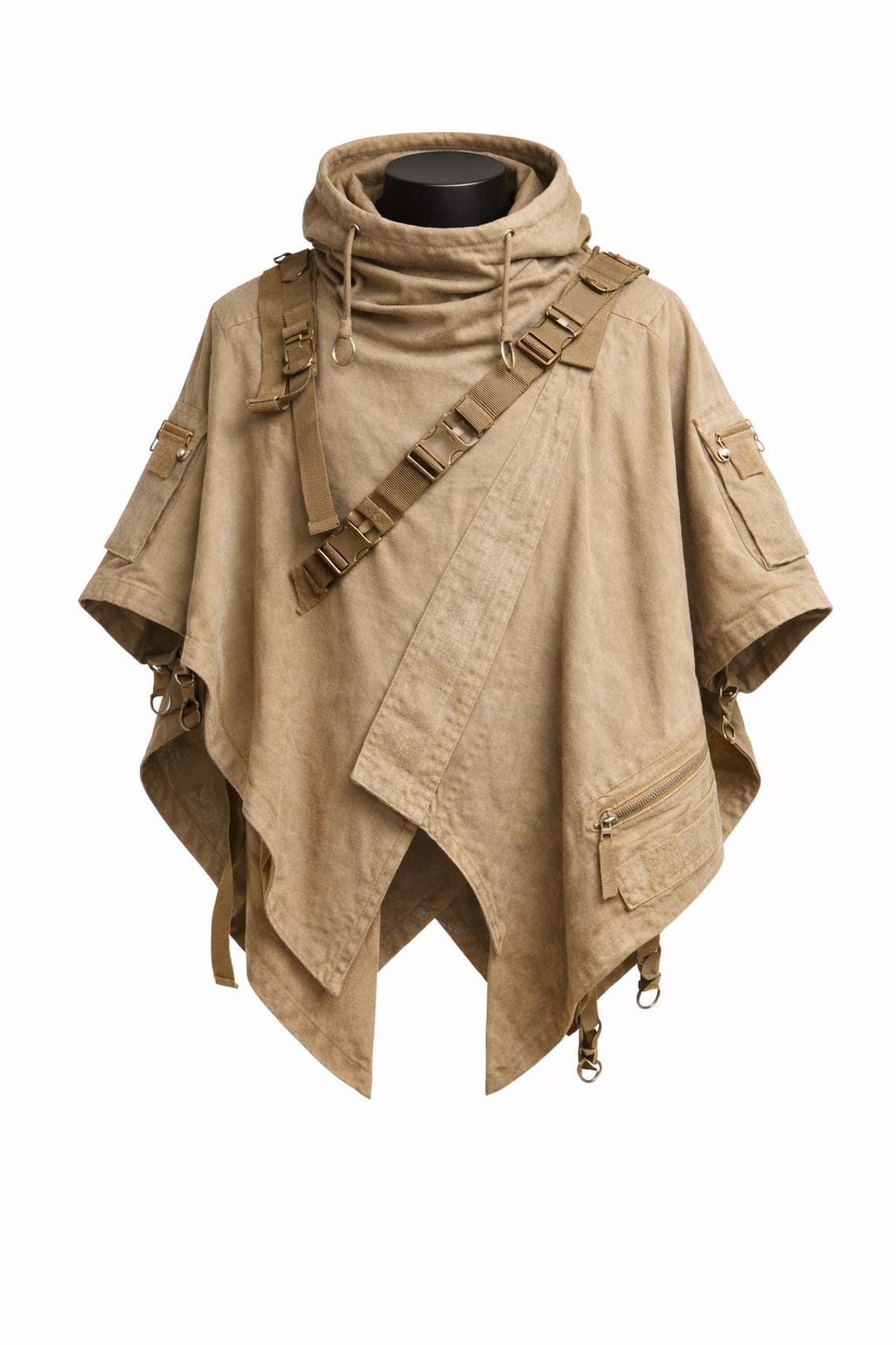 Men’s Tactical Desert Hooded Poncho - Etsy