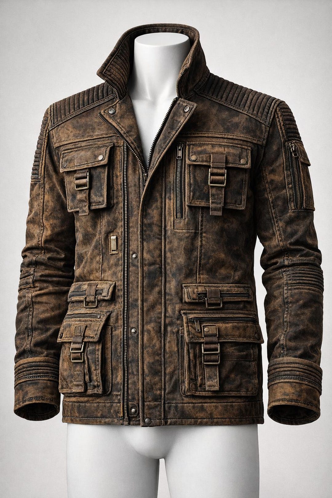 Wasteland Survivor Jacket – Post-nuclear Tactical Utility Outerwear - Etsy