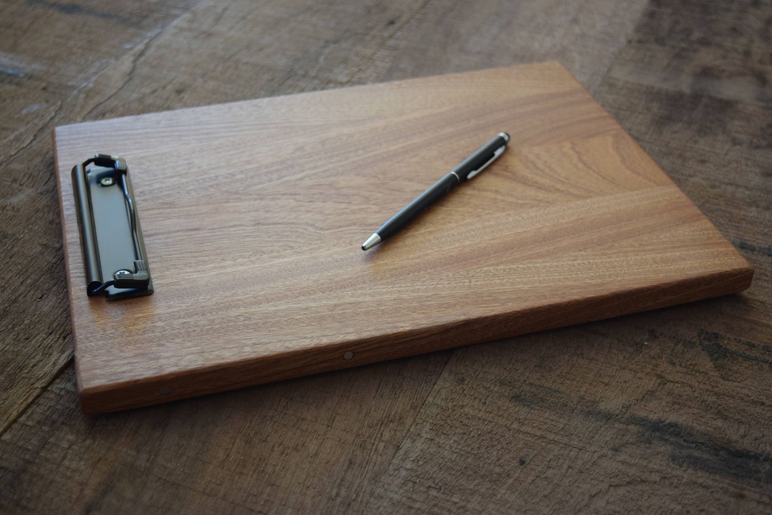 Hardwood Clipboard Engraved Magnetic Pen Stylus Holder | Etsy