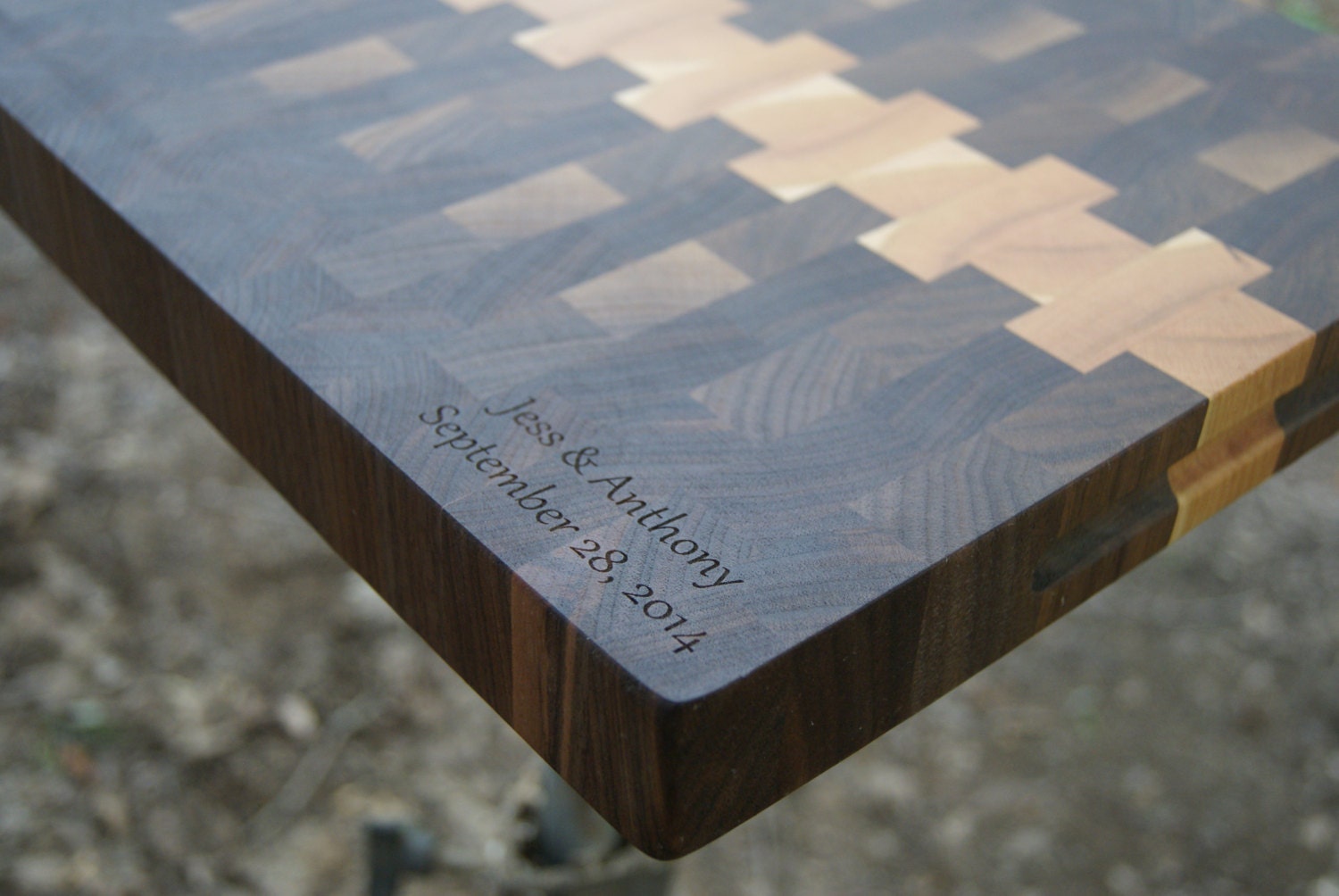 Engraved Personalized Wedding Cutting Board Butcher Block FREE - Etsy