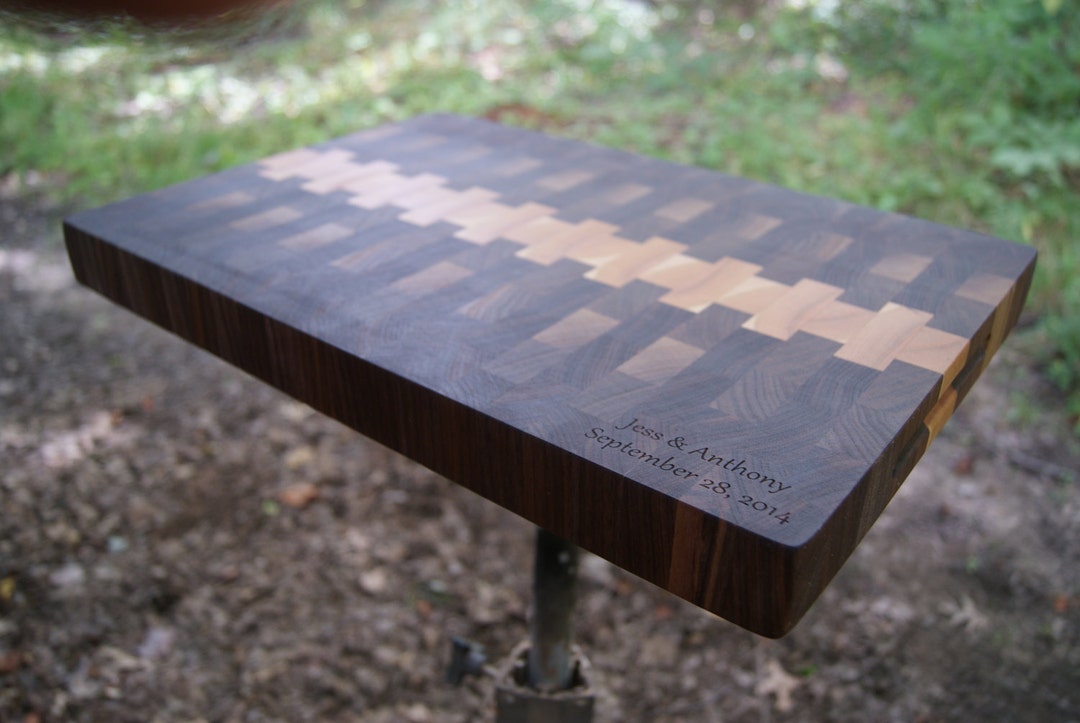 Engraved Personalized Wedding Cutting Board Butcher Block FREE USA ...