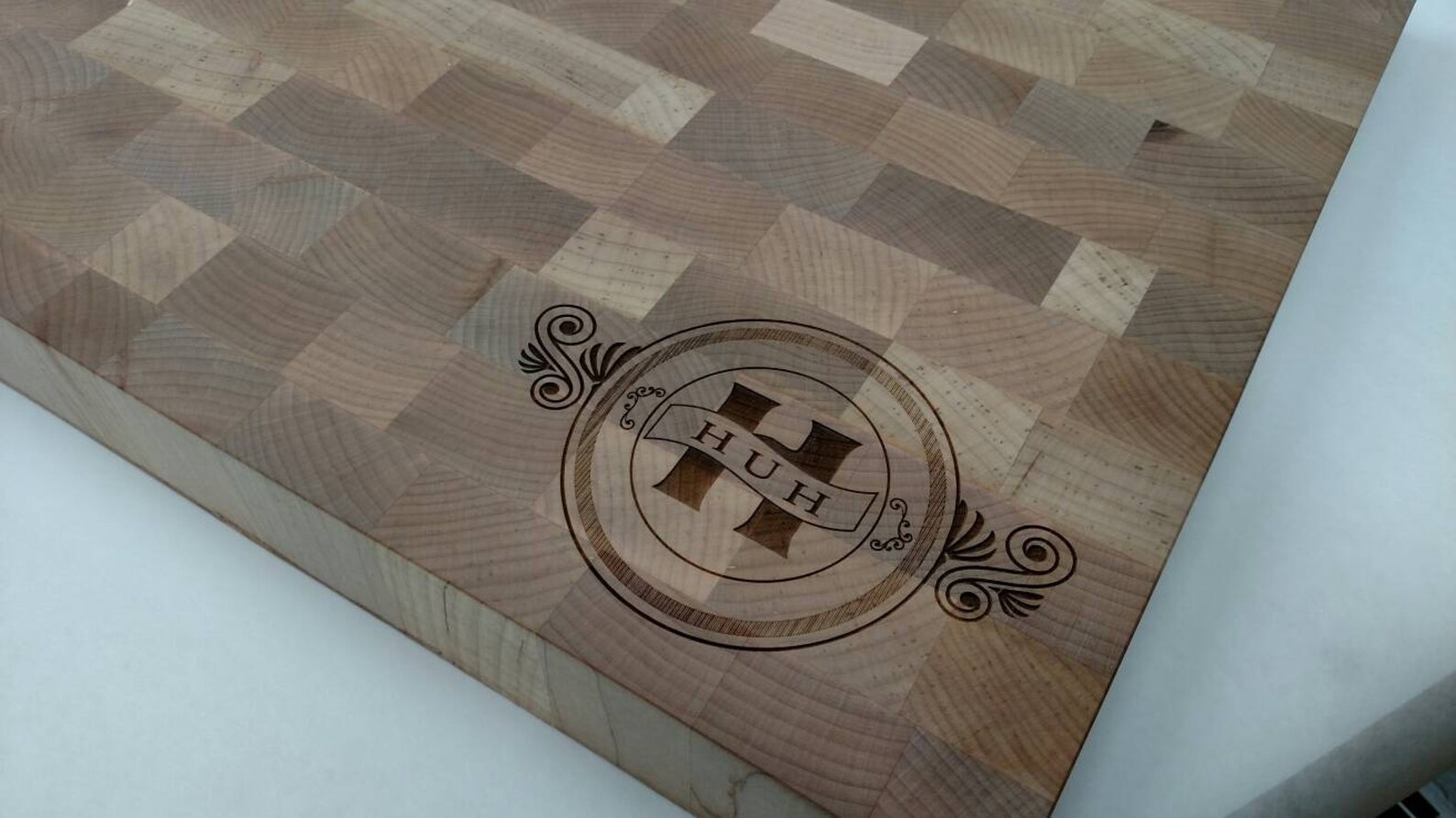 End Grain Cutting Board Engraved Butcher Block 22x16 FREE USA - Etsy