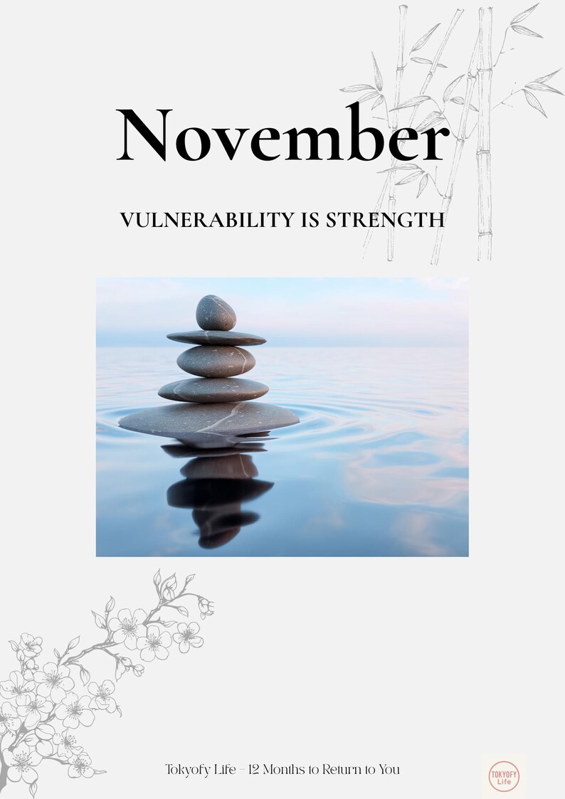 November Habit Tracker Printable – Self-care Journal PDF | 30-day ...
