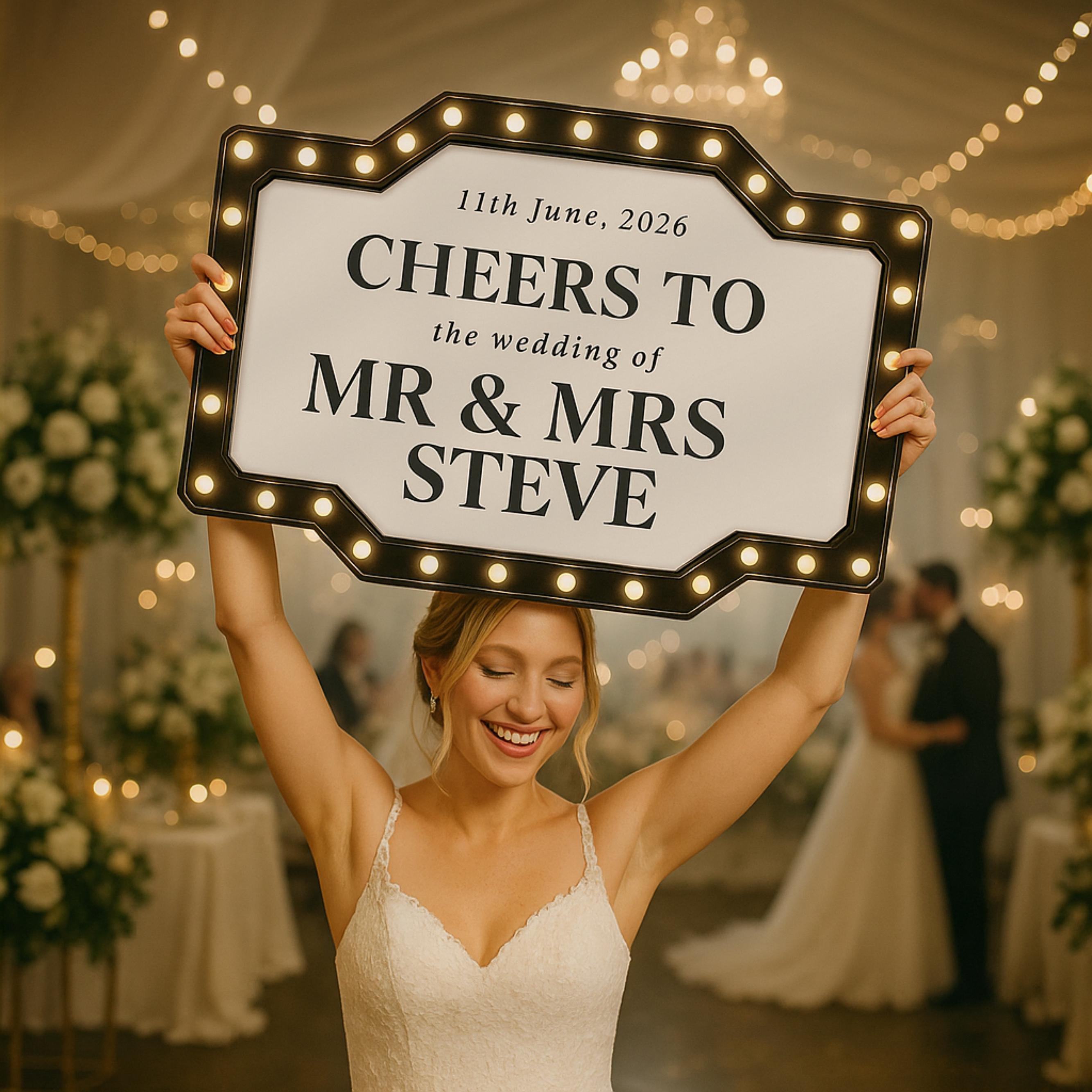 Bottle Service Signs for Wedding, Club Signs for Wedding Entrance ...