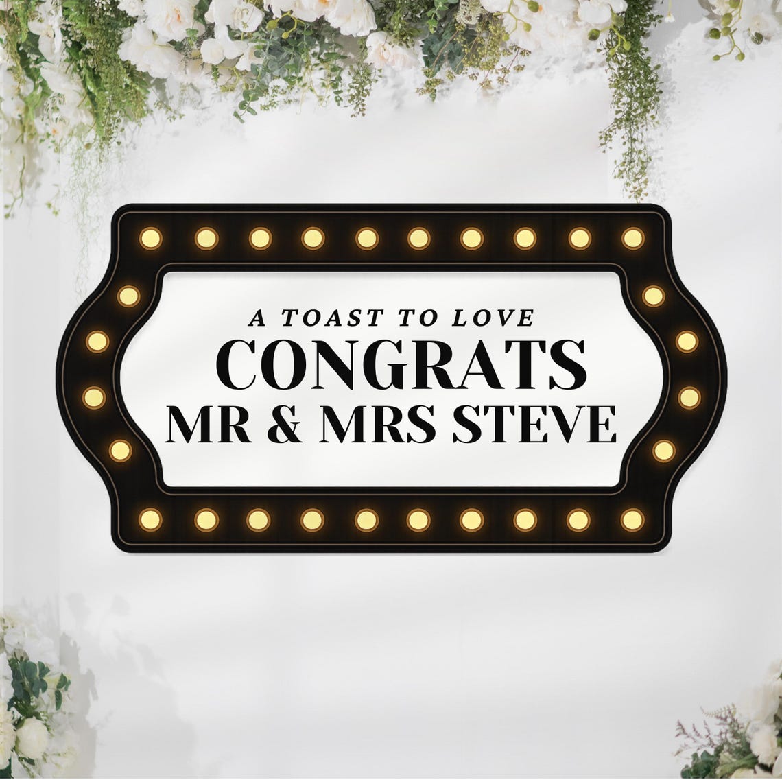 Wedding Bottle Service Sign for Wedding, Marquee Reception Sign ...