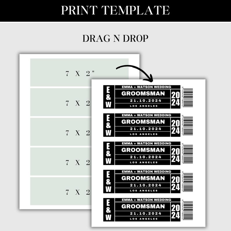 Groomsmen Proposal Shoe Box Labels, Printable Bridesmaid Groomsman ...