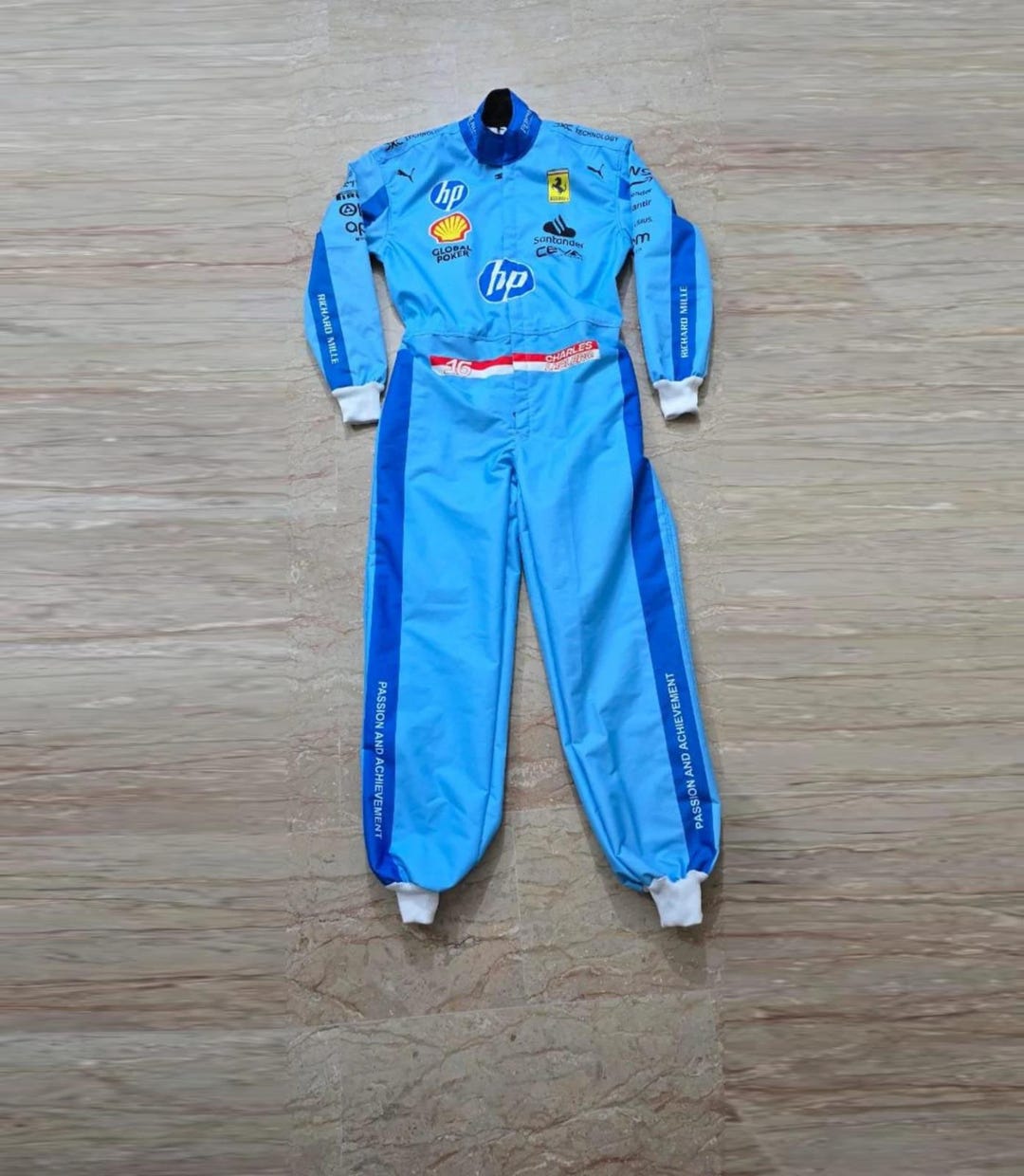 Charles Leclerc's Formula 1 Racing Suit, Team Addition F1 Go Karting ...