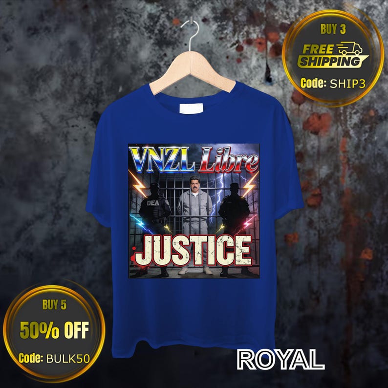 Free Venezuela Tshirt for Patriot:maduro Mugshot Poster,trump 2026 Tee ...