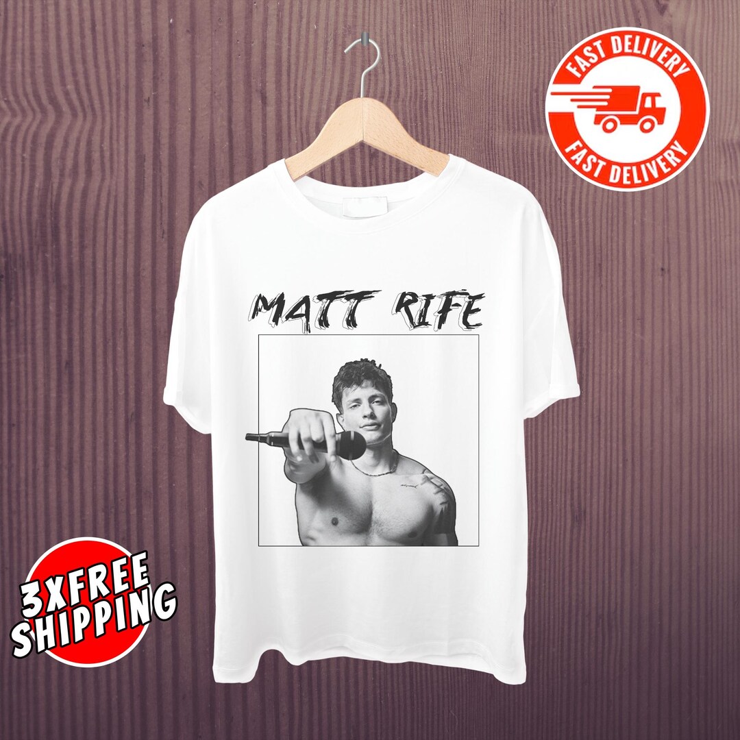 Matt Rife Light Tshirt:rife Life Enthusiasts,stay Golden Tee,matt Rife ...