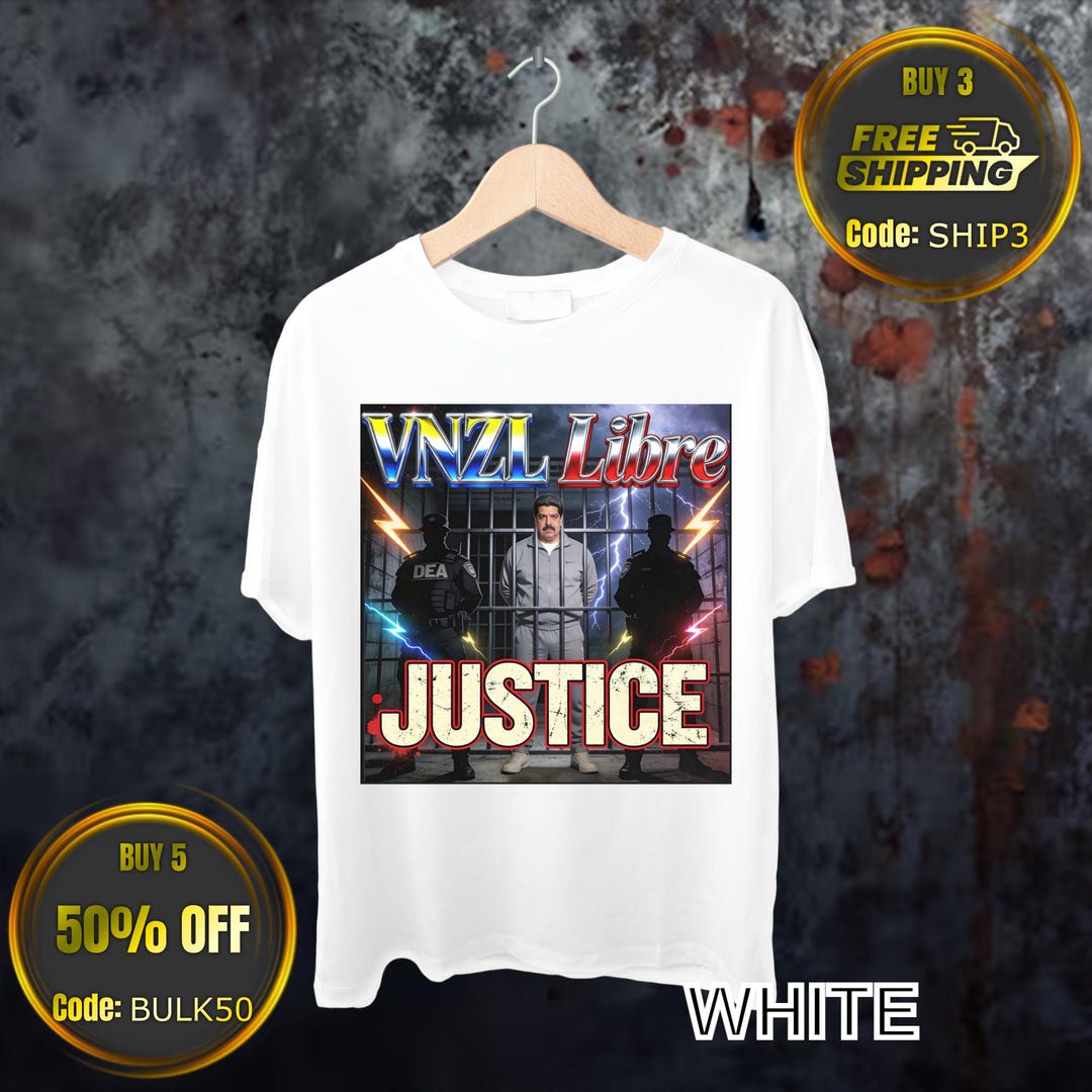 Free Venezuela Tshirt for Patriot:maduro Mugshot Poster,trump 2026 Tee ...