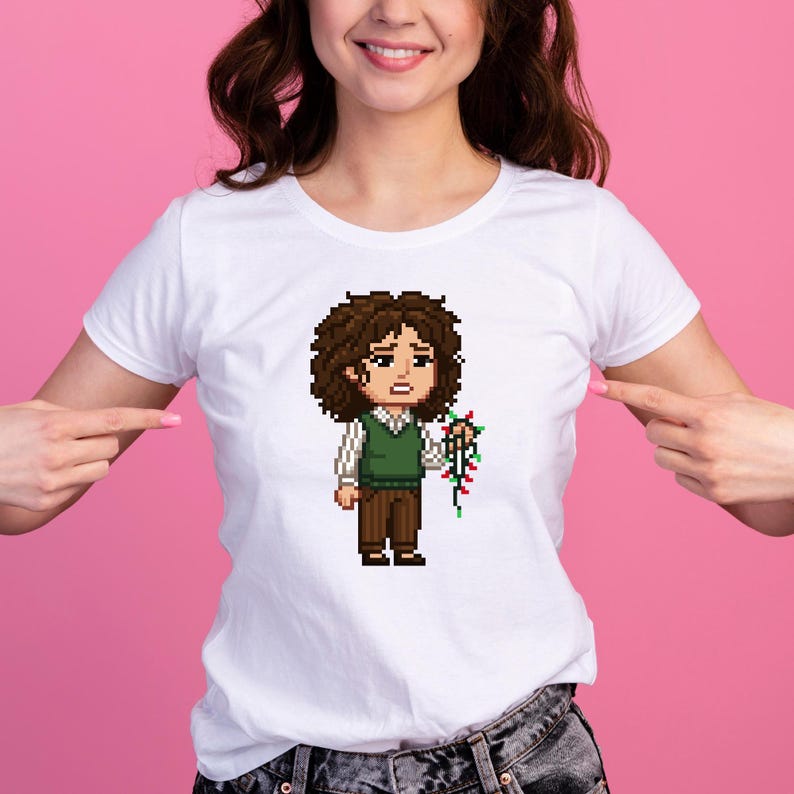 Pixel Art Retro Stranger Things Characters – 80s Sci-fi Horror Style ...