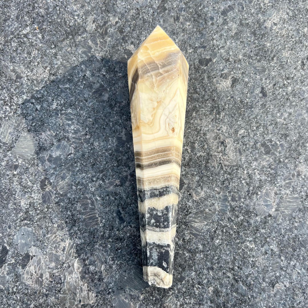 Dendritic Coffee Calcite Crystal Wand - Etsy