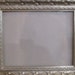 Wooden Silver Tone Frame Glass Insert Embossed 12 1/2t X 10 1/2w X 1 ...