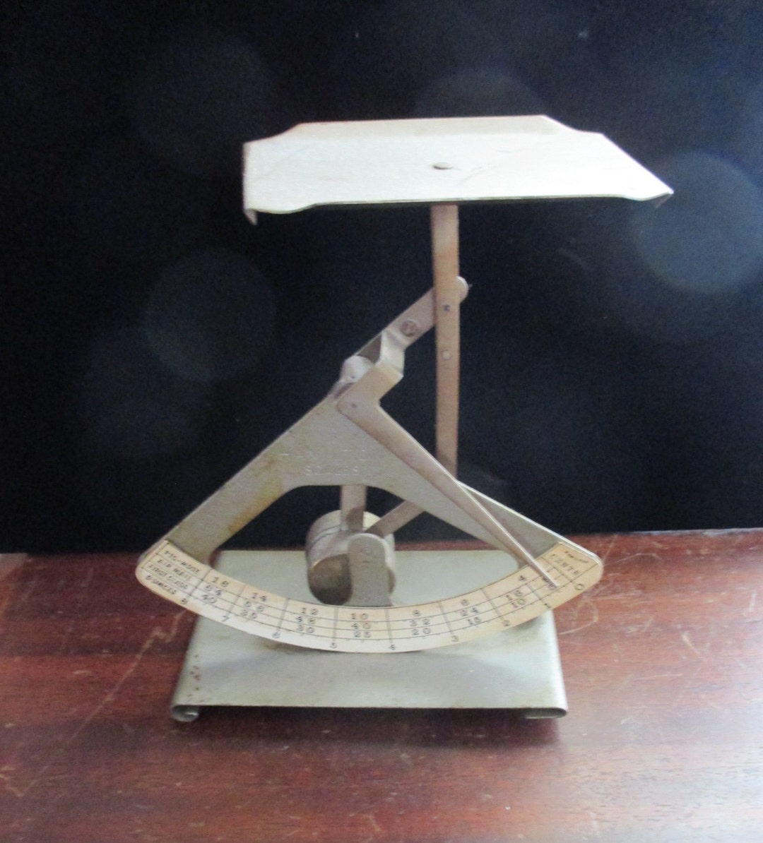 Antique Hamilton Postal Scale Vintage Metal Envelope Letters Shipping ...